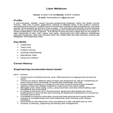 CV Liam Jackson | DOC