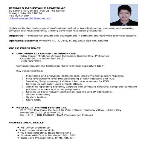 chard Resume1 | DOC