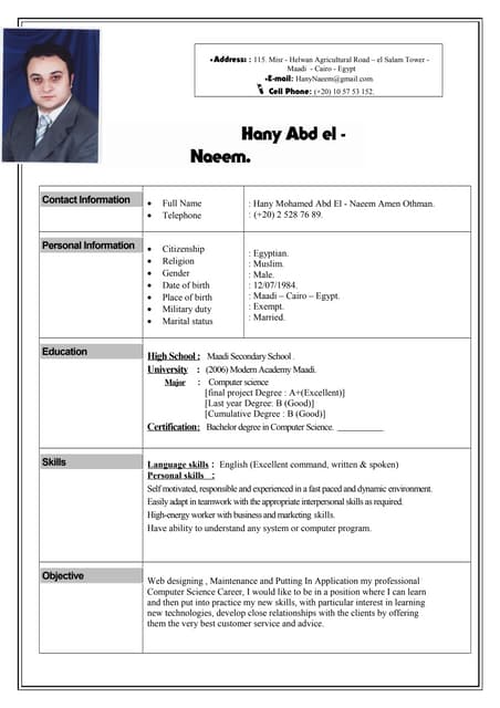 Hesham ezzat cv | PDF