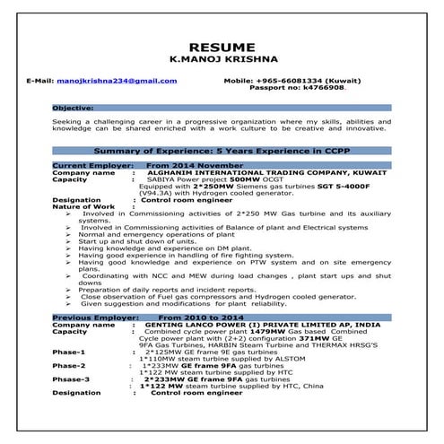 reseume ccr | PDF