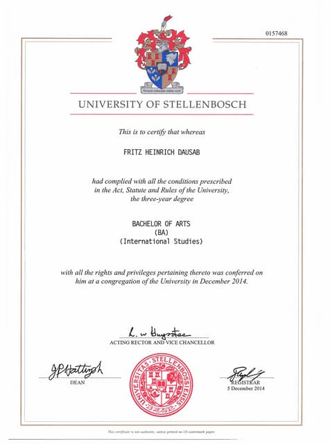 UP academic Record | PDF