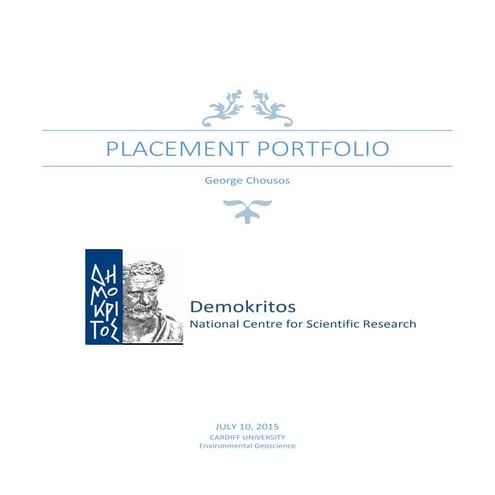 Placement portfolio | PDF