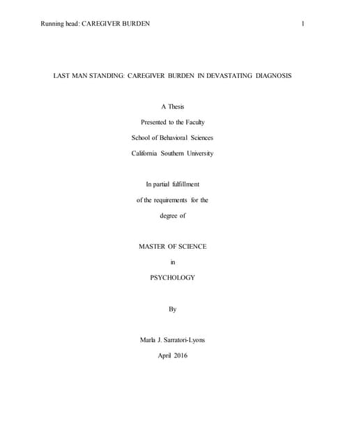 Nursing Thesis Proposal Format | DOC