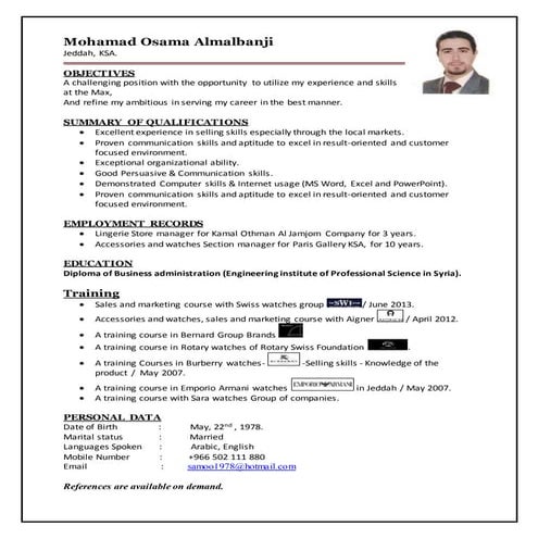 osama c.v eng | DOCX