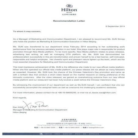 Reference Letter | PDF