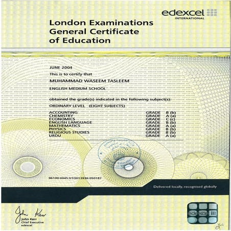 GCE Ordinary Level | PDF