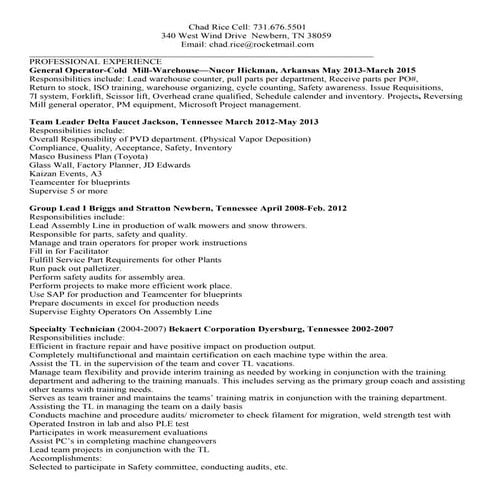 Christopher A. Castro Resume | PDF