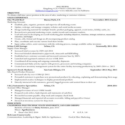 Michelle Bowman Resume 2016 | DOCX