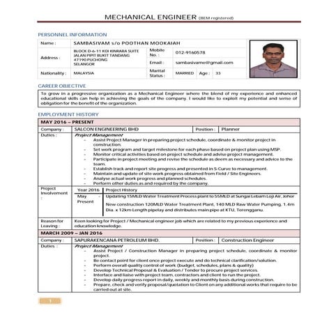 Resume_Jan 2017 | PDF