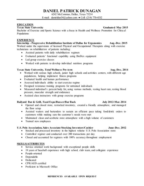 Robert Donahue Resume | PDF