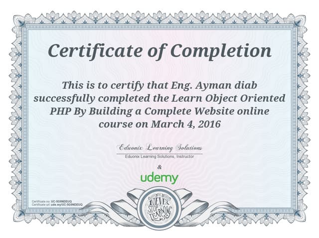 Learn Object Oriented Php By Building A Complete Website Ppt