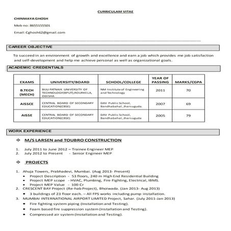 Resume Chinmay | PDF