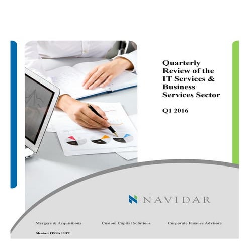 Quarterly Review of the IT Services & Business Services Sector - Q1 ...