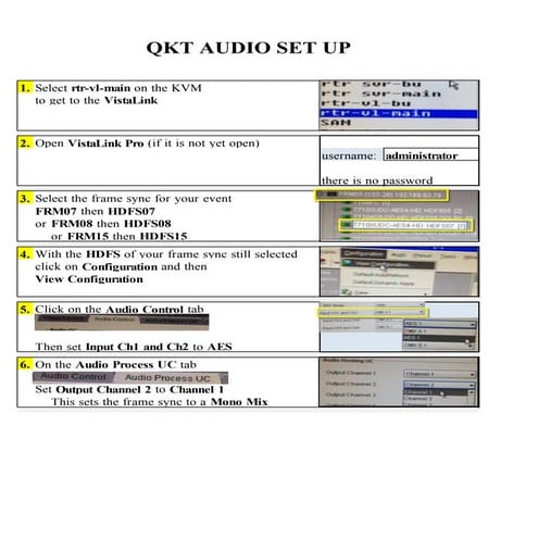 QKT Audio Instruction v2 | PDF