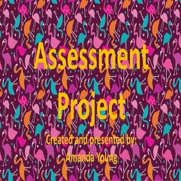 Roberts sample #3 project based assessment | PPTX