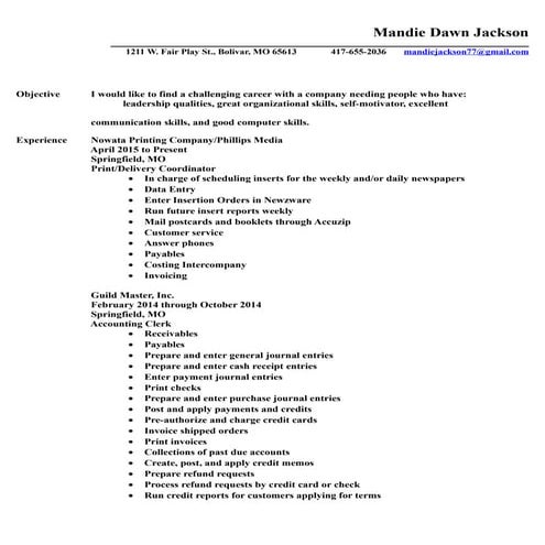 Joseph Phipps Resume 09.15.2015