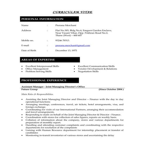 Karyn Welsby Curriculum Vitae Nov 2014 | DOC