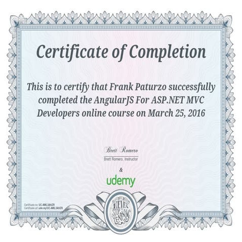 Certificate of Completion | PPT