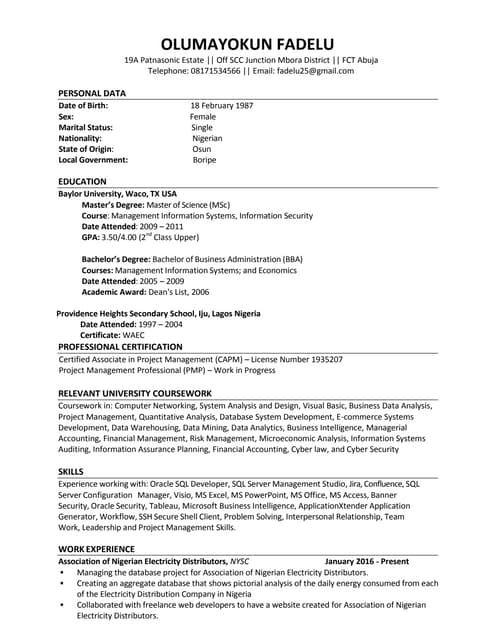 Curriculum vitae august 2016 | PDF | Computing | Technology & Computing