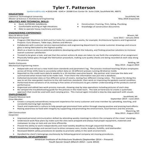 Resume w References- | DOCX