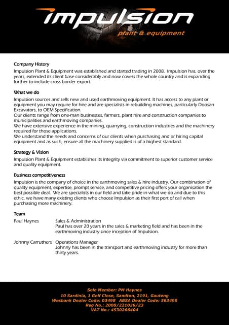 Company Profile | PDF