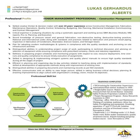 Lukas CV | PDF