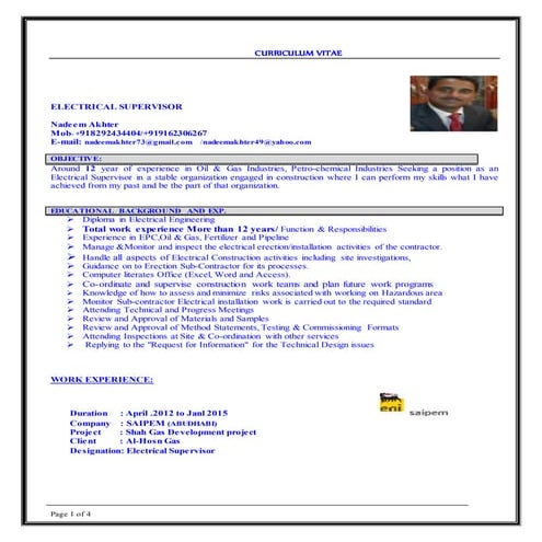 Nadeem CV | DOCX