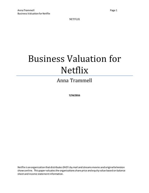 Netflix Case Study | PDF