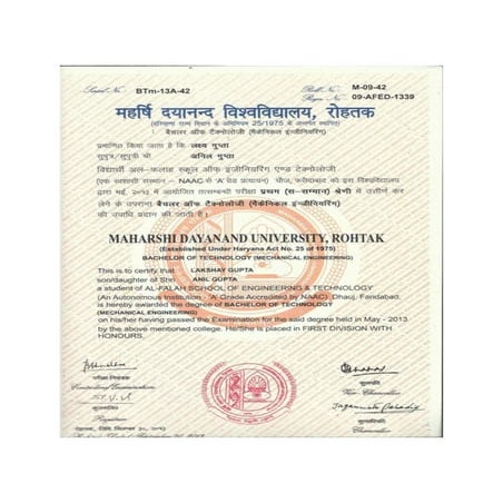 MECHANICAL ENGINEER DEGREE PDF | PDF