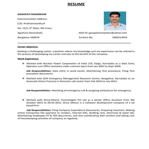 Bhaskar Resume | PDF