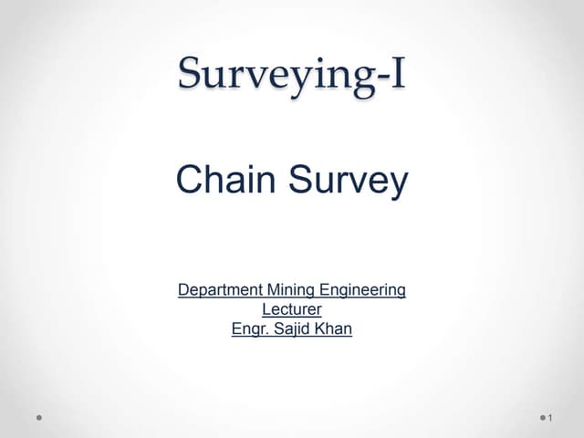 chain-and-tape-survey. using and important | PDF