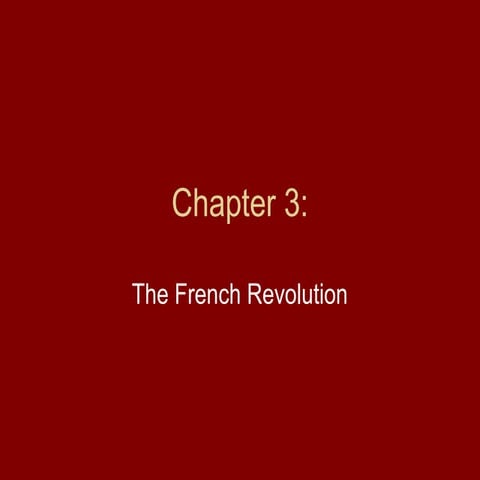 The French Revolution Intro | PPT