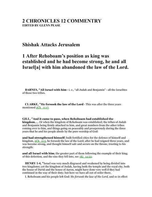 Psalms 2:4 || Collection of Biblical Commentaries | PDF