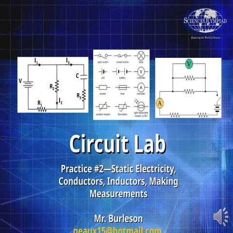 Circuit Lab Slides for science olympiad test | PPT
