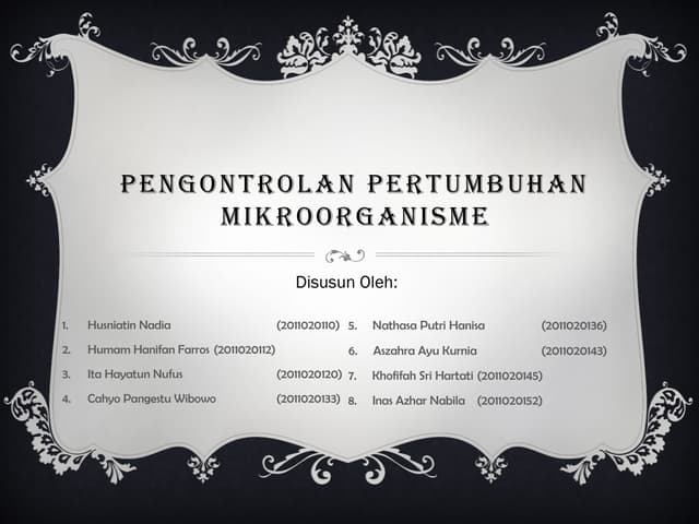 9.pengendalian mikroorganisme | PPT