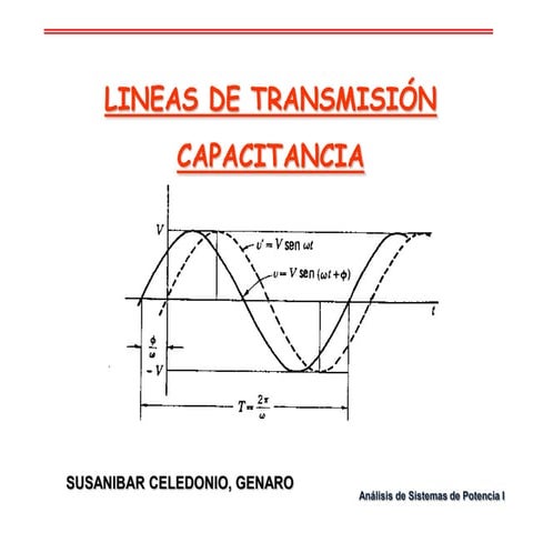 2° clase lineas de transmisión capacitancia | PDF