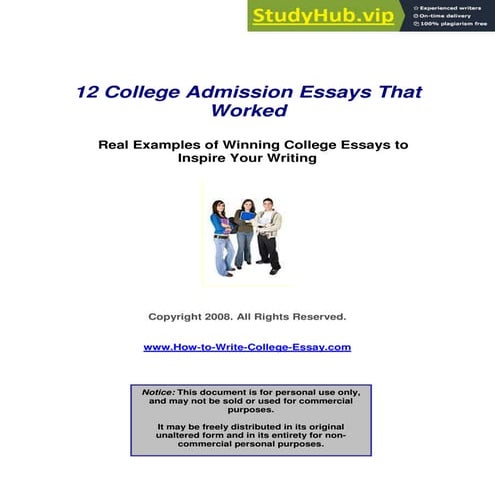 2 College Admission Essays That Worked Real Examples Of Winning College Essays To Inspire Your ...