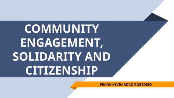 Functions of Communities | PPTX | Education