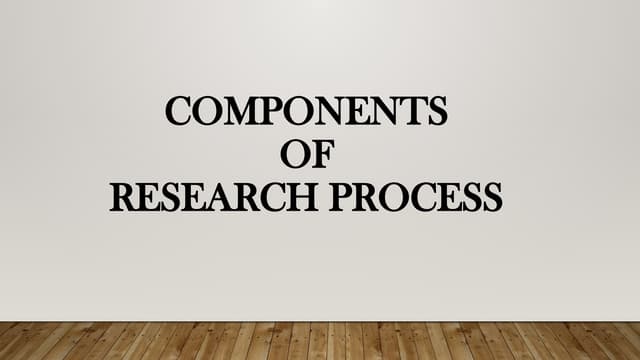 Research Process Steps | PPTX