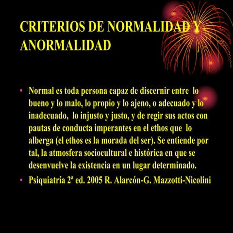 Normalidad y anormalidad | PPTX
