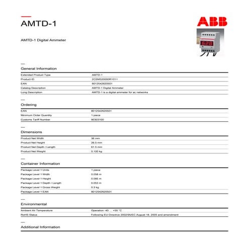 2 csm320000r1011 amtd-1-digital-ammeter | PDF