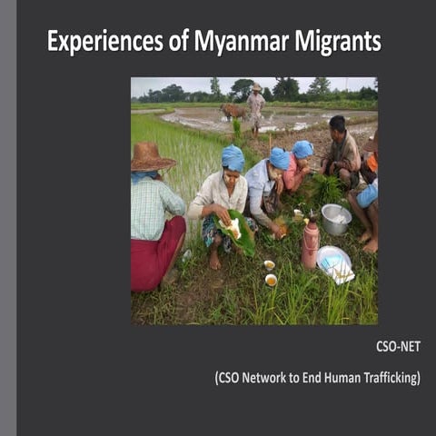 2 CSO NET - Experiences of Myanmar Migrants | PDF