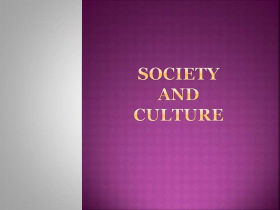 Culture and Education | PPT