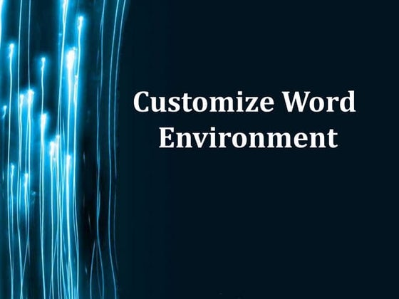 Microsoft word ppt presentation | PPTX