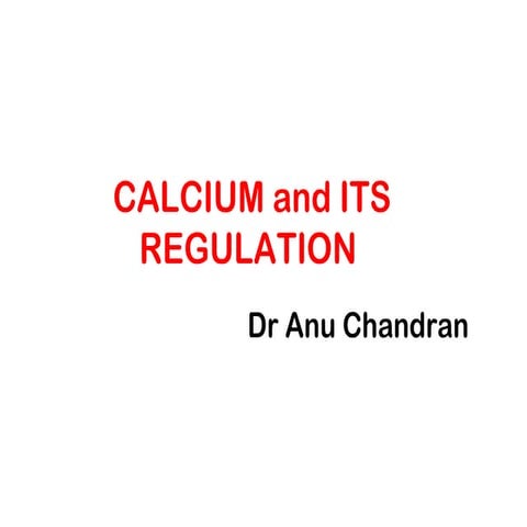 calcium homeostasis and viamin D | PPT