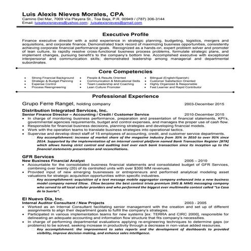 Luis Alexis Nieves - Resume | PDF