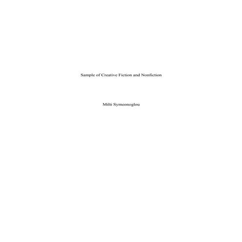 Portfolio - Milti Symeonoglou | PDF