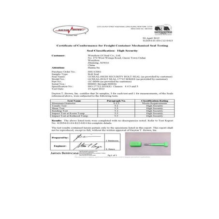 ISO Testing Report-1 | PDF