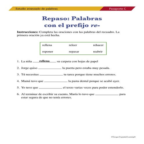 Voyager_Pasaporte_advanced_word_study_LO | PDF