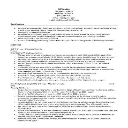 Mike Cilano resume | DOC